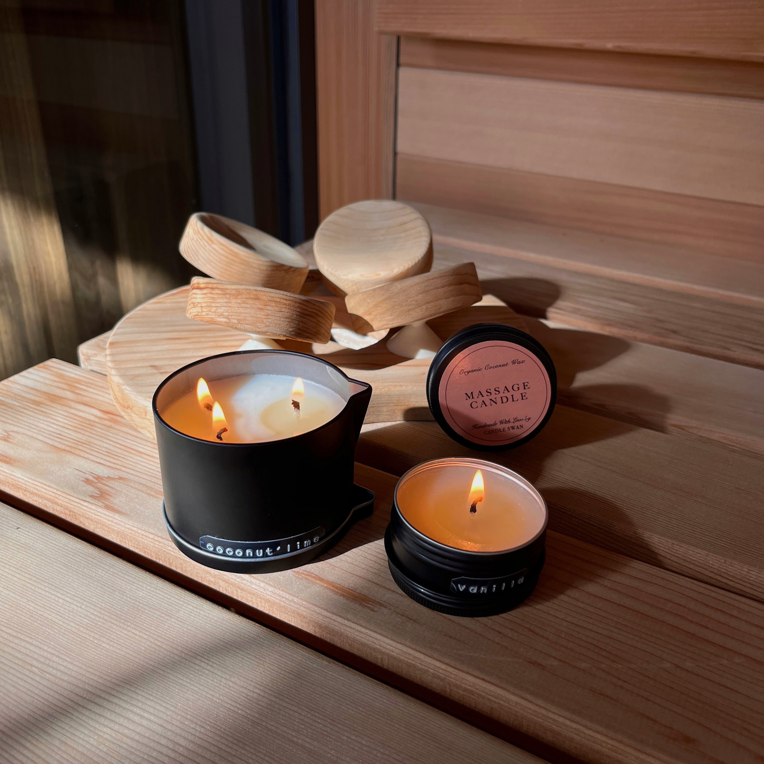 Body Oil Candle, Handpoured in the Netherlands, Aromatherapy, Wax Play ...
