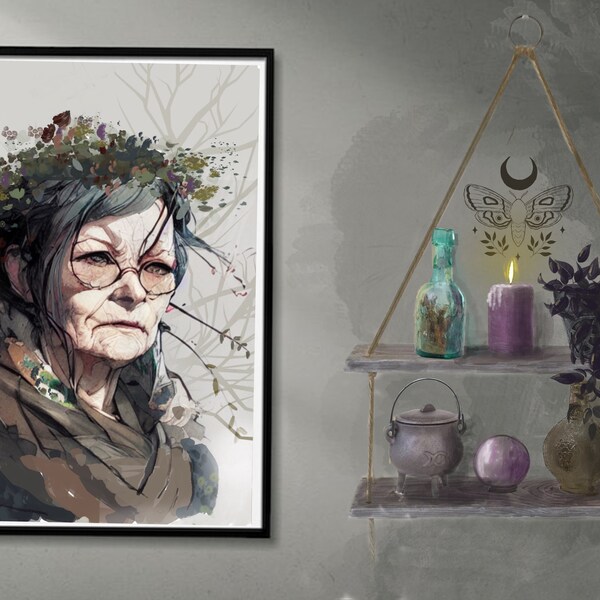 Crone Art - Etsy