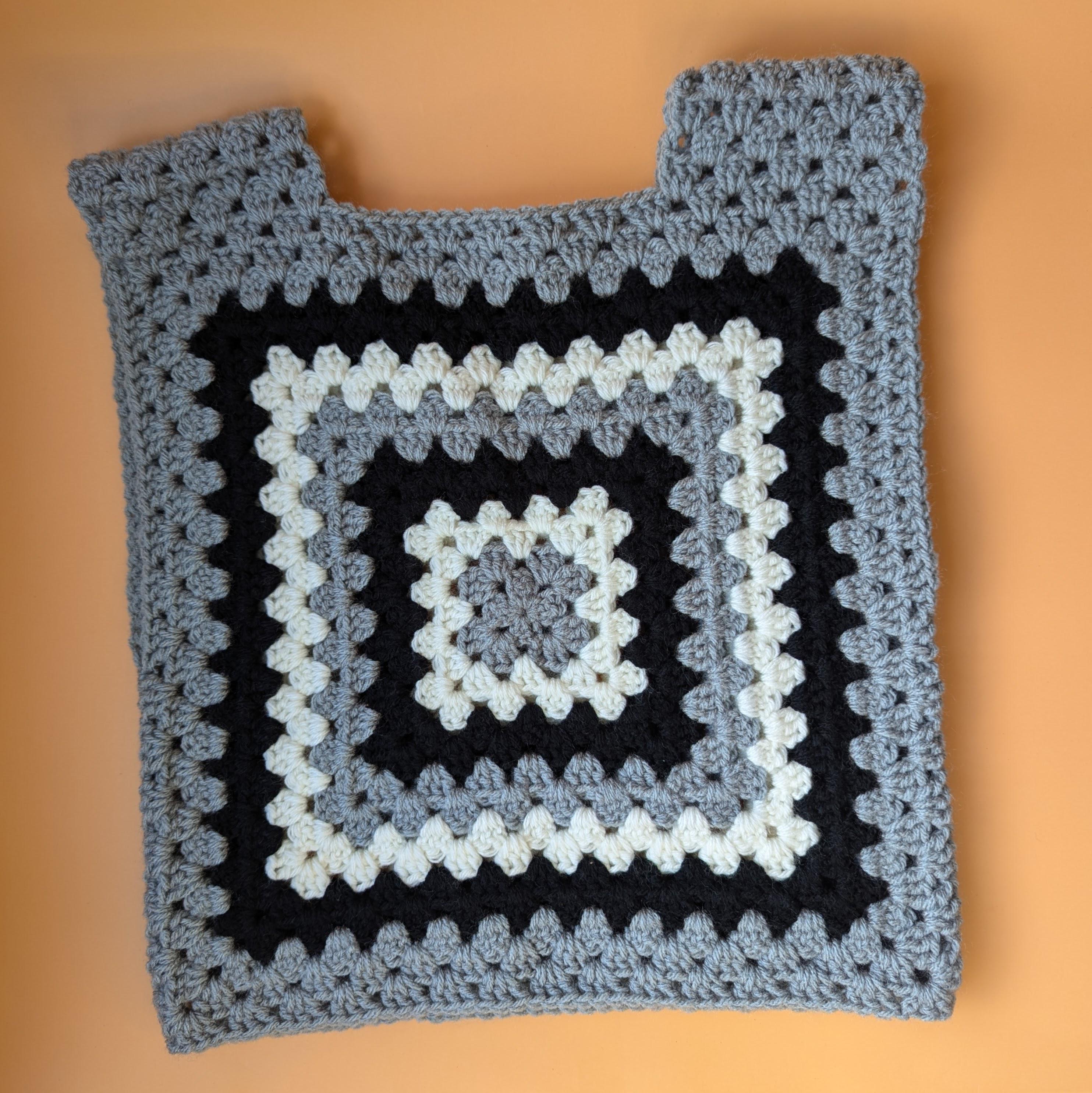 Handmade Crochet Granny Square Vest - Etsy