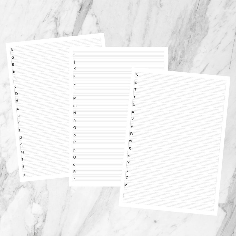 Printable Handwriting Practice Sheets, 65 Practice Pages Neat ...