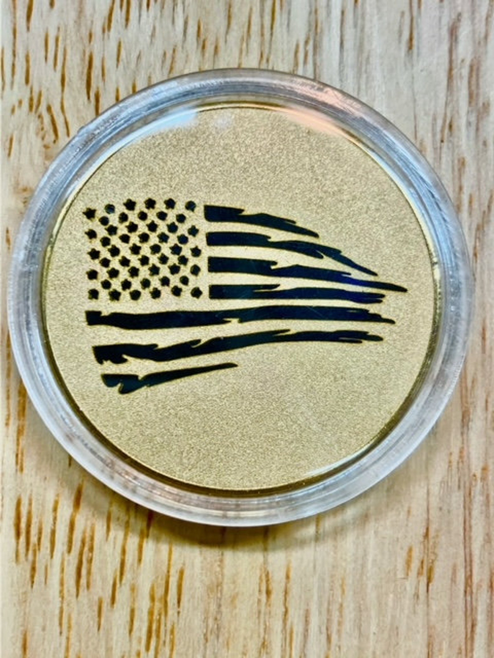 Laser Etched Brass Challenge Coins. One Beautiful Brass Coin Etched ...