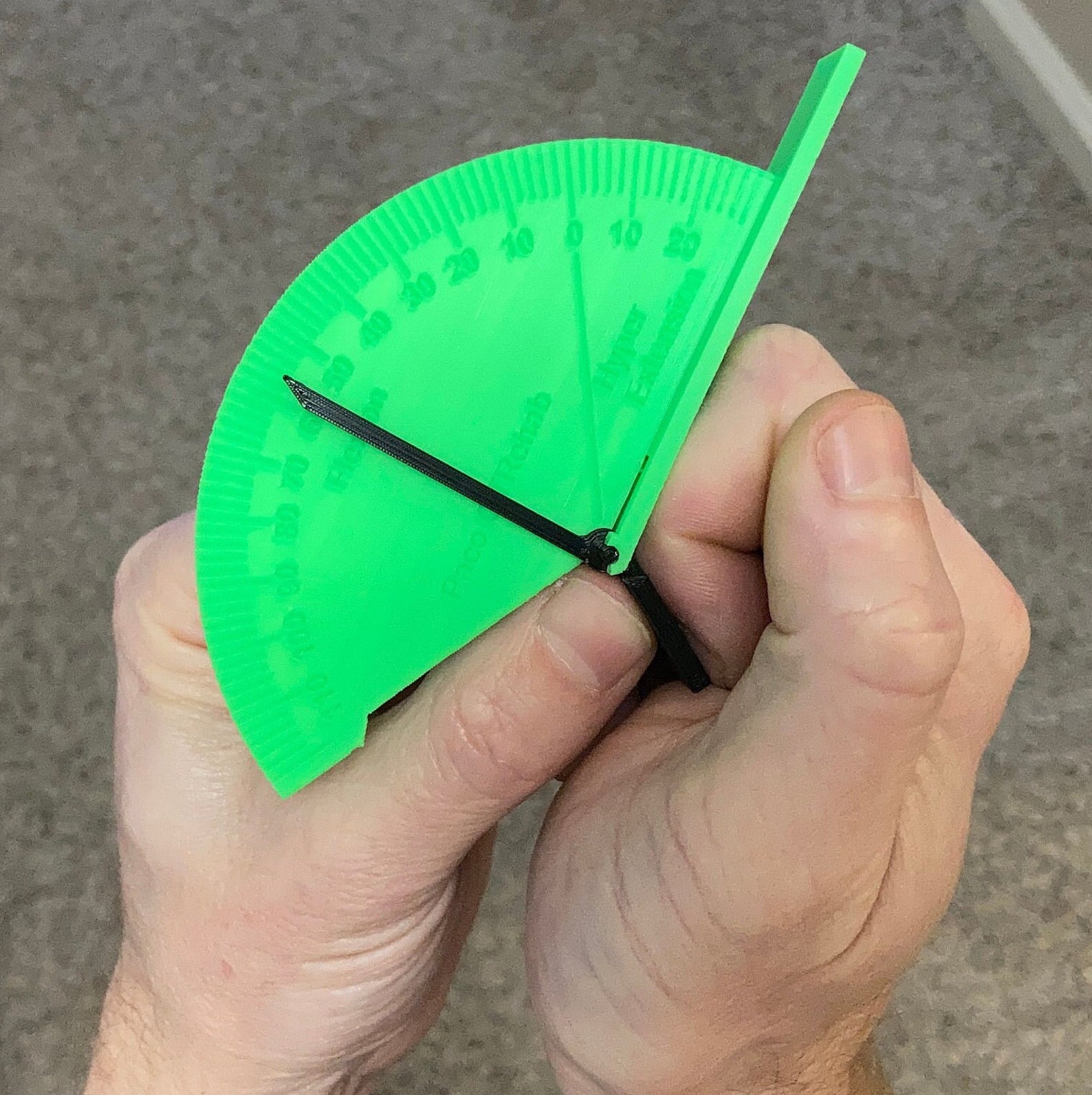 Pagoni Finger Goniometer Measuring Tool, 3D Printed Measuring Tool ...