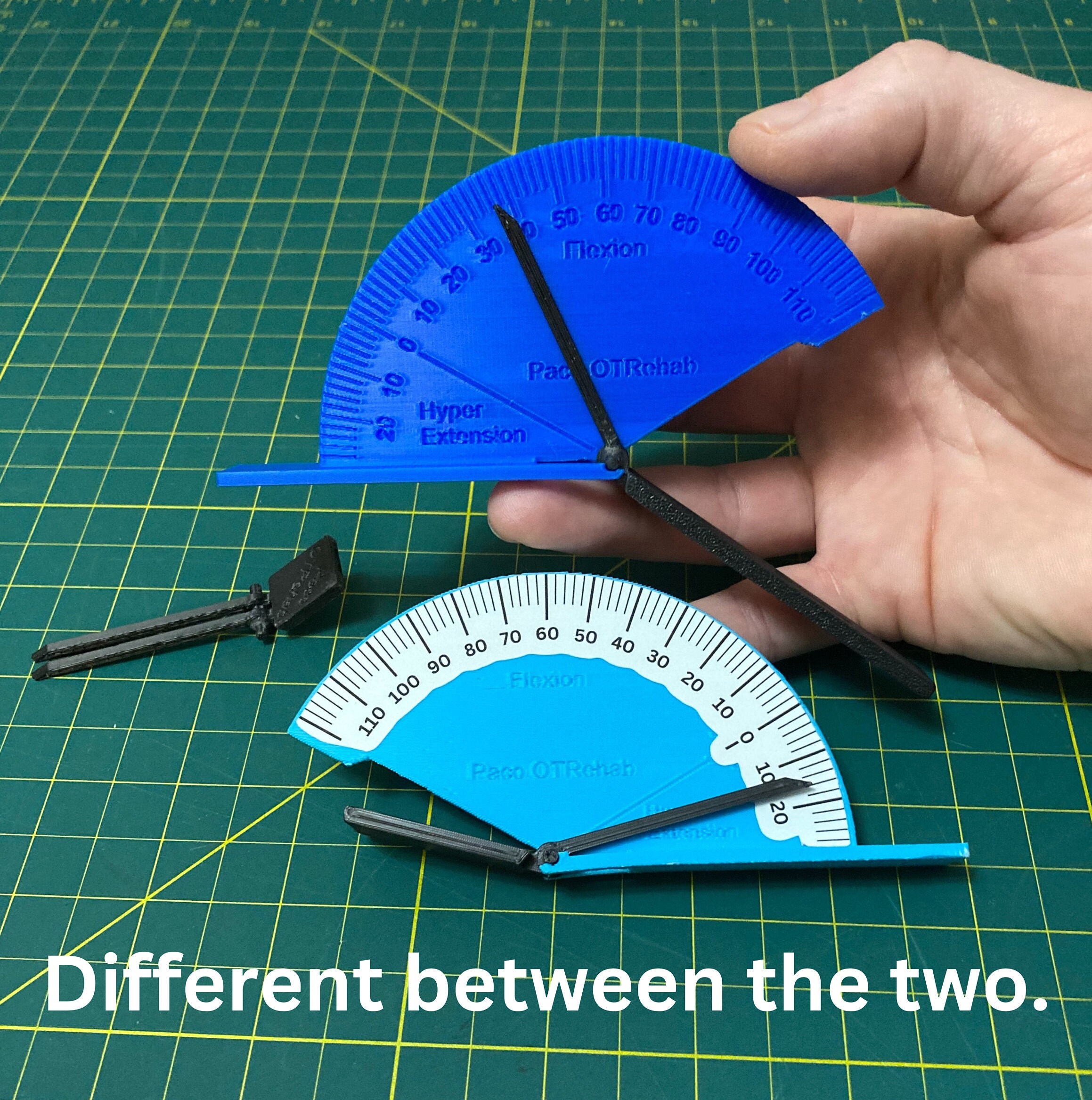 Pagoni Finger Goniometer Measuring Tool, 3D Printed Measuring Tool ...