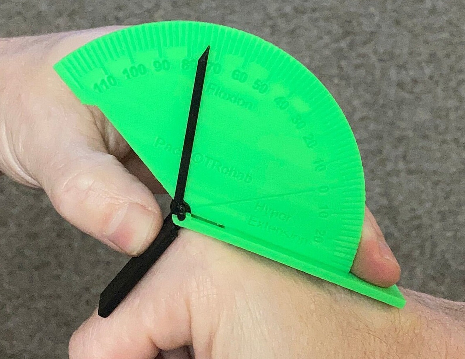 Pagoni Finger Goniometer Measuring Tool, 3D Printed Measuring Tool ...