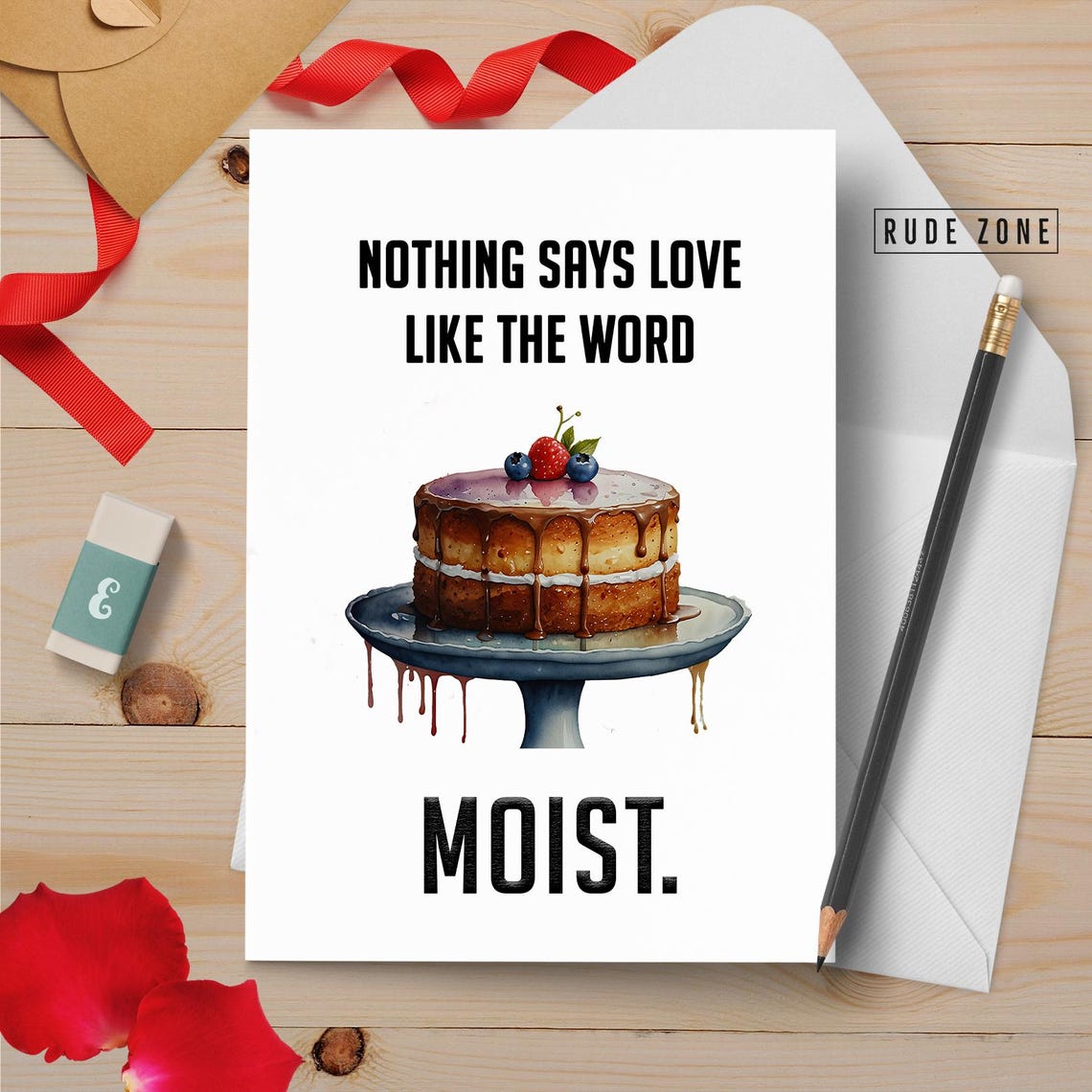 Funny Bold Cheeky Best Friend Card | MOIST Any Day Friendship Card ...