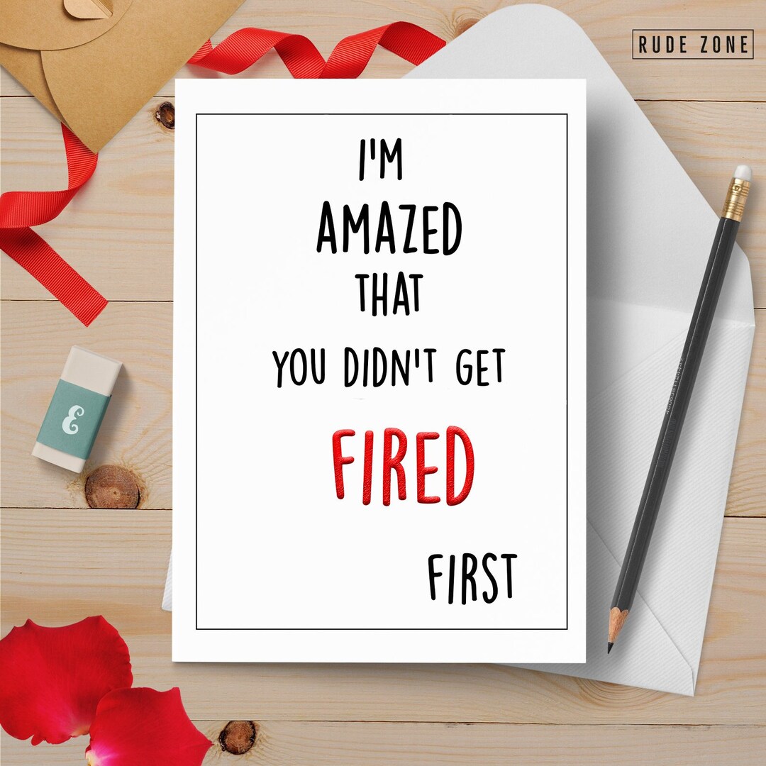 Funny Farewell Card for Co-worker Hilarious Farewell Card Co Worker ...