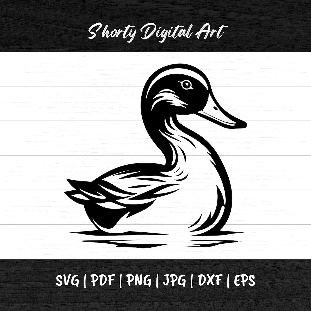 Ente SVG Datei Tier SVG Silhouette Vektor Svg Pdf Png Jpg - Etsy.de