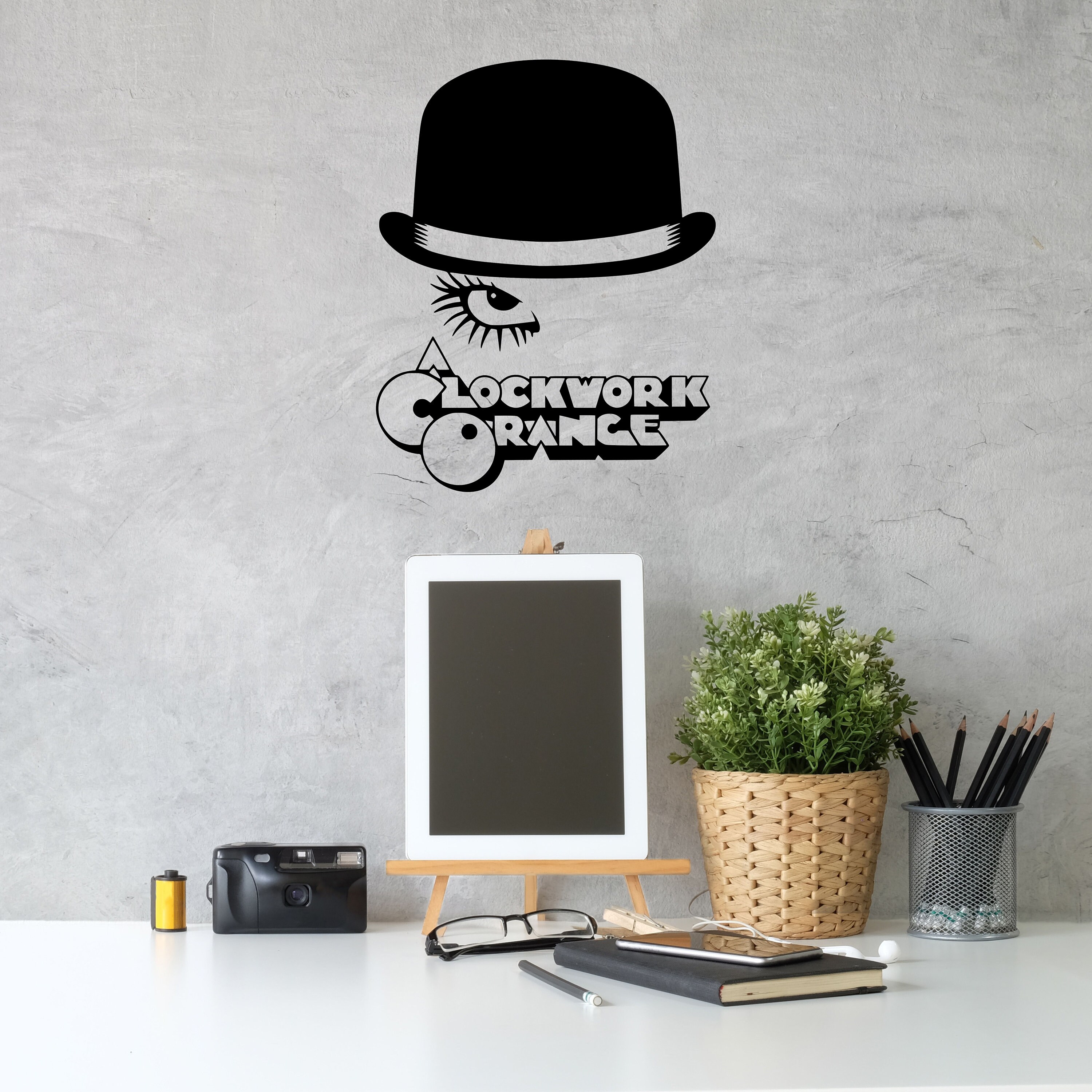 A Clockwork Orange Movie Poster SVG Silhouette Vector Svg - Etsy