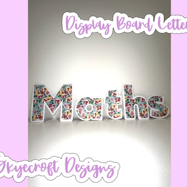 Display Lettering - Etsy UK