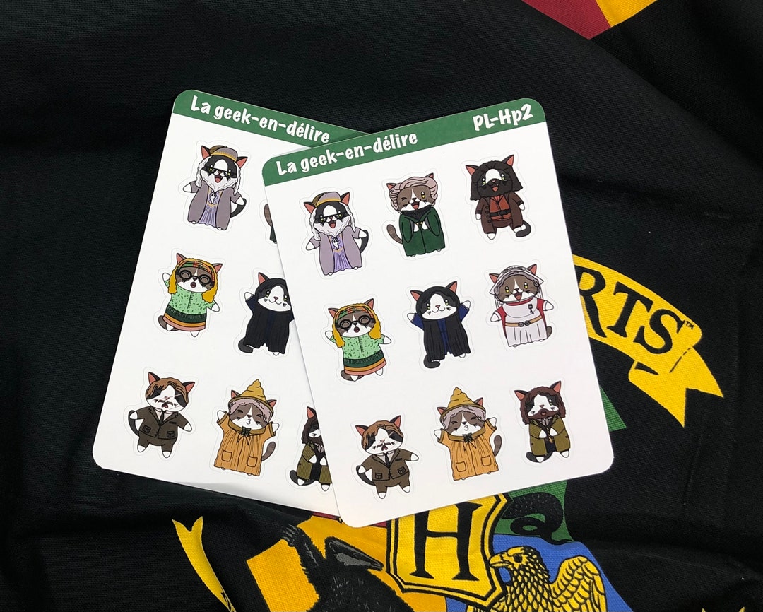 Hogwarts Professors Sticker Sheet, Harry Potter Sticker Sheet ...