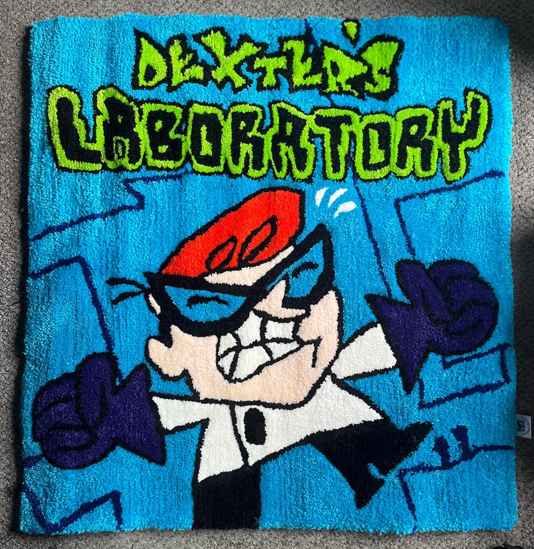 Custom Handmade Rug Inspired by Retro Cartoon Boy Genius - Etsy