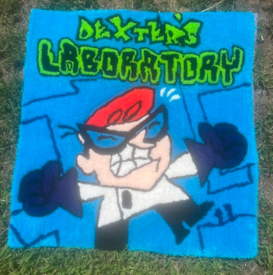 Dexter's Laboratory Custom Tufted Rug Handmade Tufted Rug Custom 90's ...