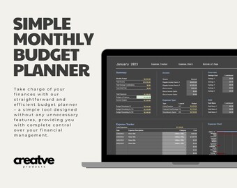 Simple Monthly Budget Spreadsheet Google Sheets Budget Template Monthly ...