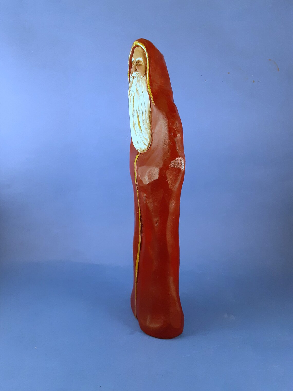 Saint Nicholas - Hand Carved in Wood - One of a Kind, Vintage From the ...