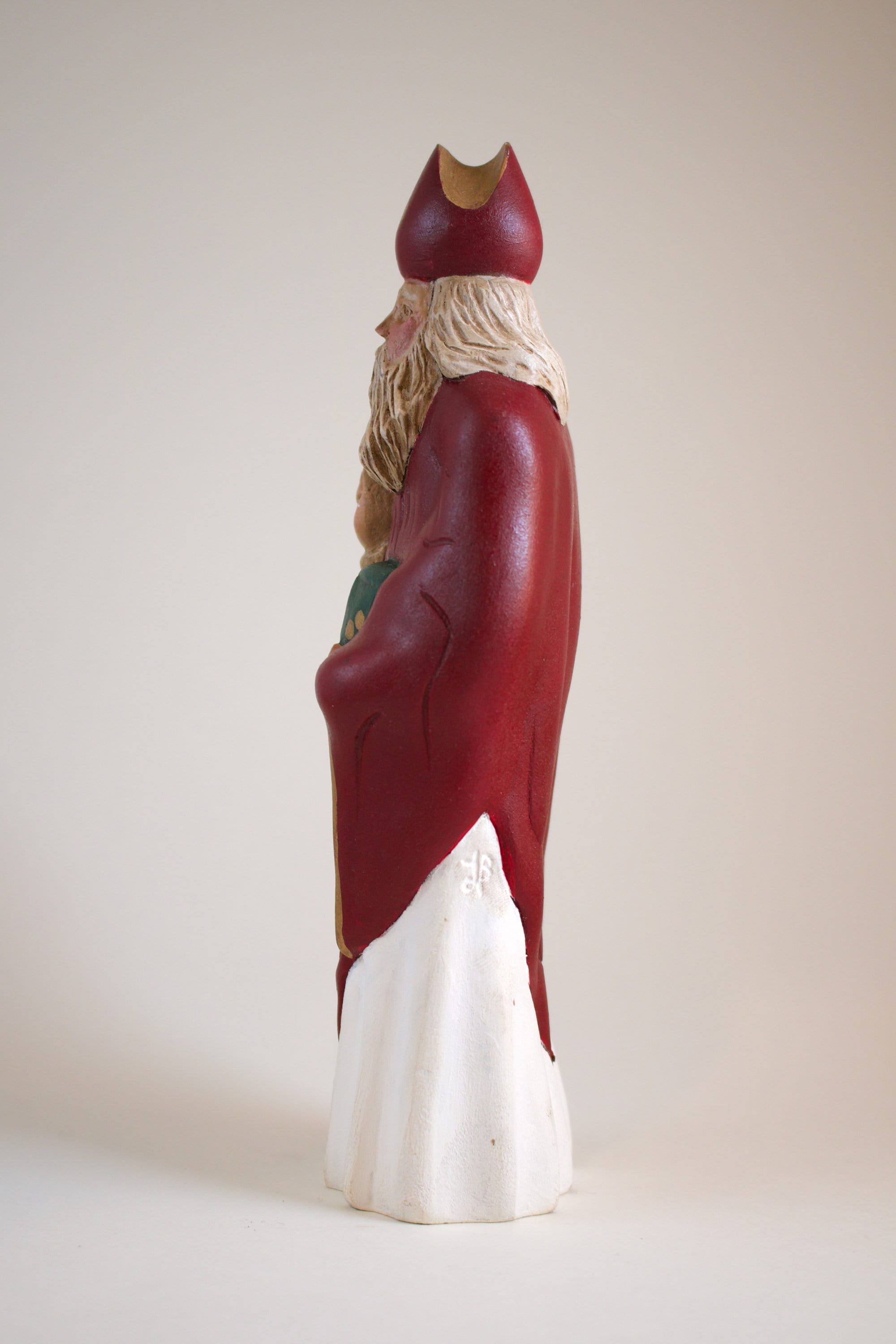 Saint Nicholas, From an Original Woodcarving - Vintage Cast, Hand ...