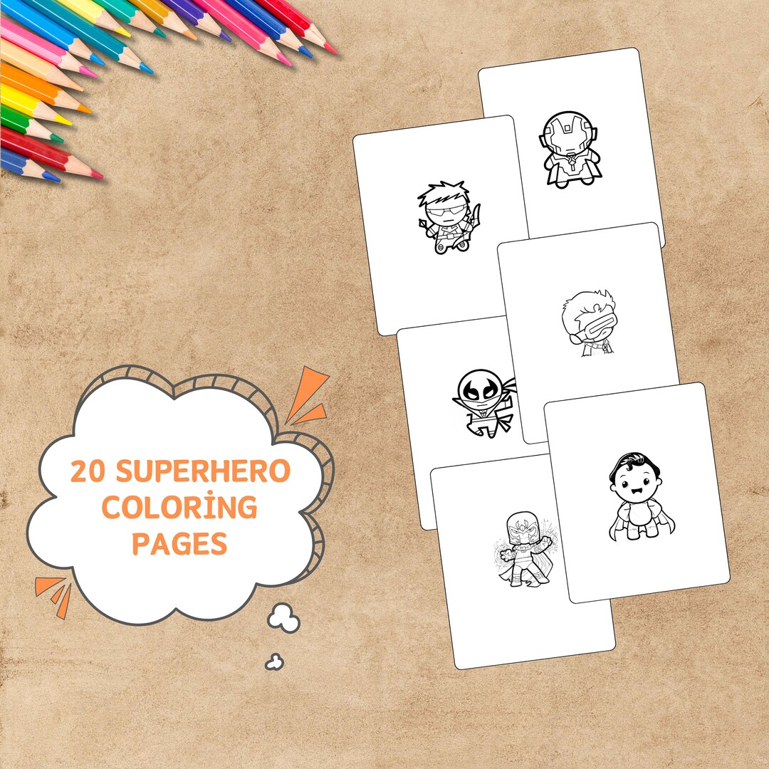 20 Coloring Pages / Printable / Coloring Book for Kids Digital Book ...