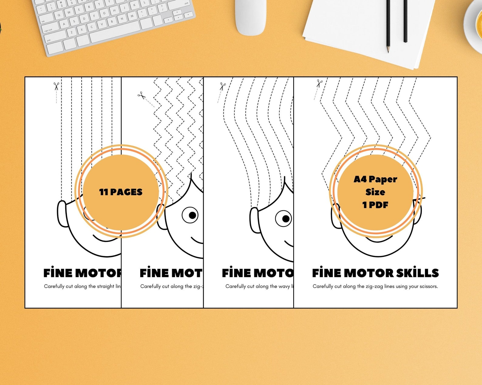 Scissor Skills, Cutting Practice, Cut and Style Different Hairstyles ...