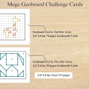 Mega Geoboard Cards Digital Activity Kit, Geoboard Shape Cards ...