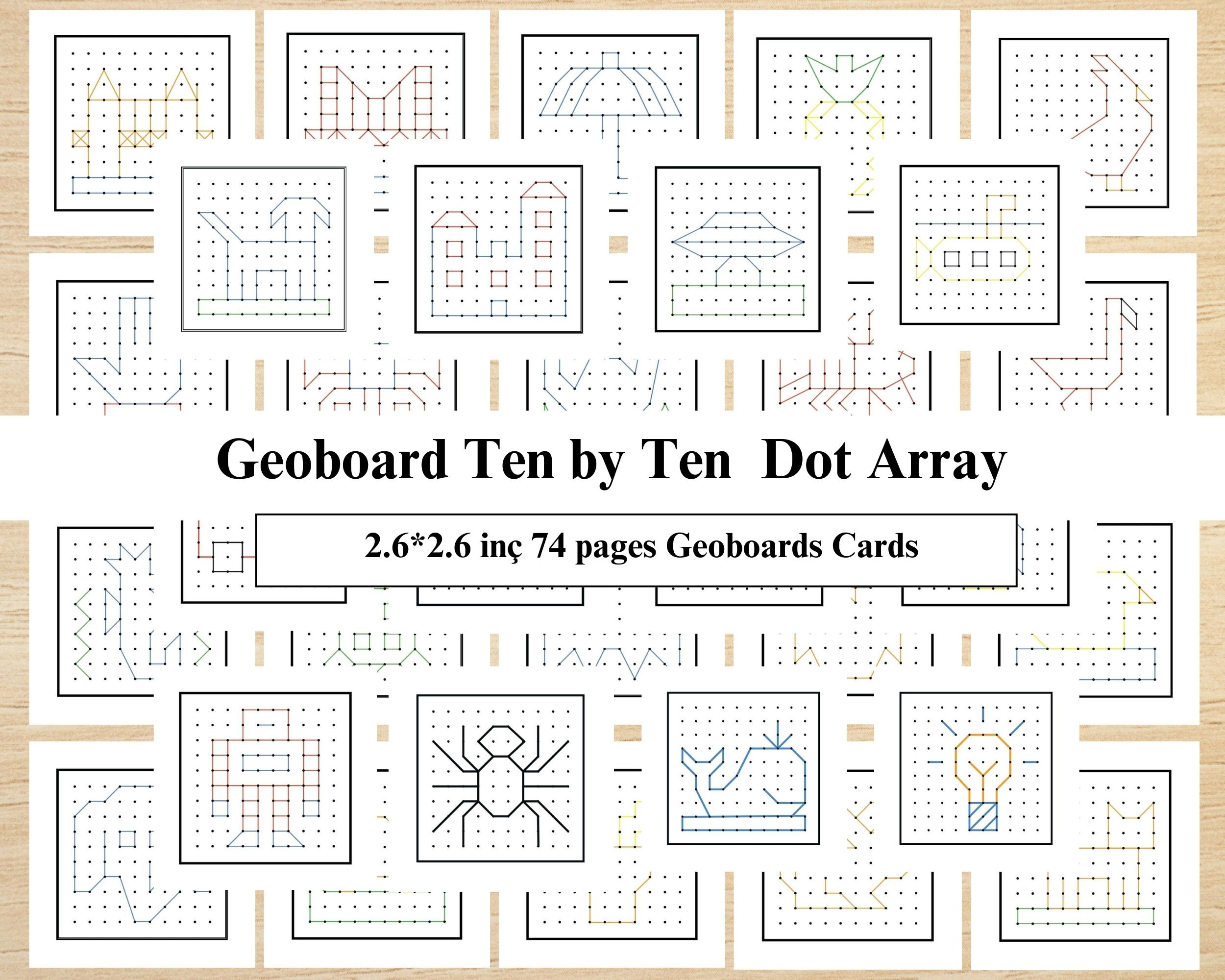 Mega Geoboard Cards Digital Activity Kit, Geoboard Shape Cards ...