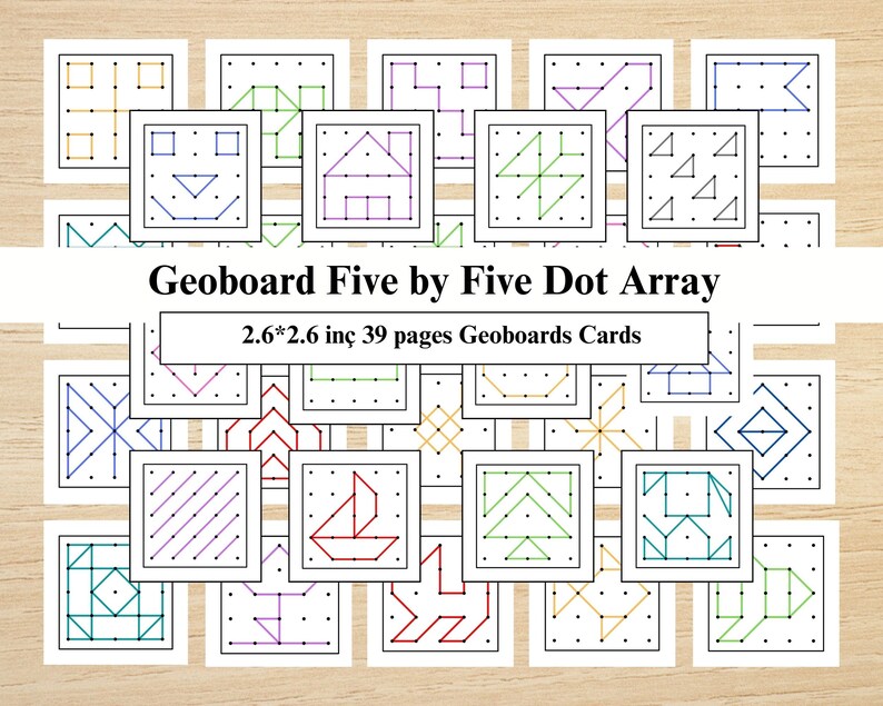 Mega Geoboard Cards Digital Activity Kit, Geoboard Shape Cards ...