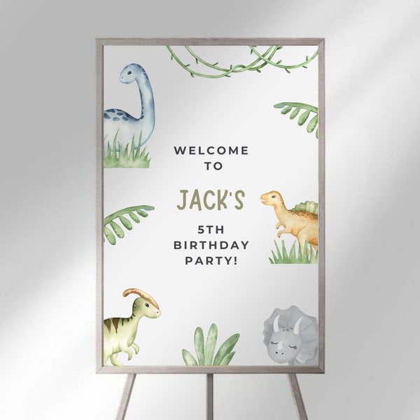 Dinosaur Sign - Etsy