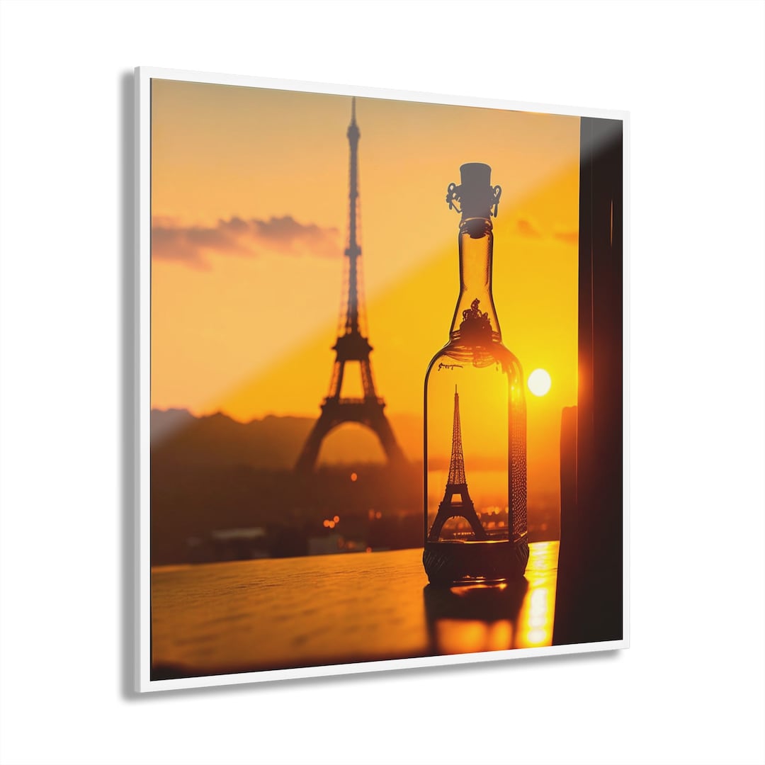 Acrylic Prints french Cleat Hanging Paris Eiffel Tower - Etsy