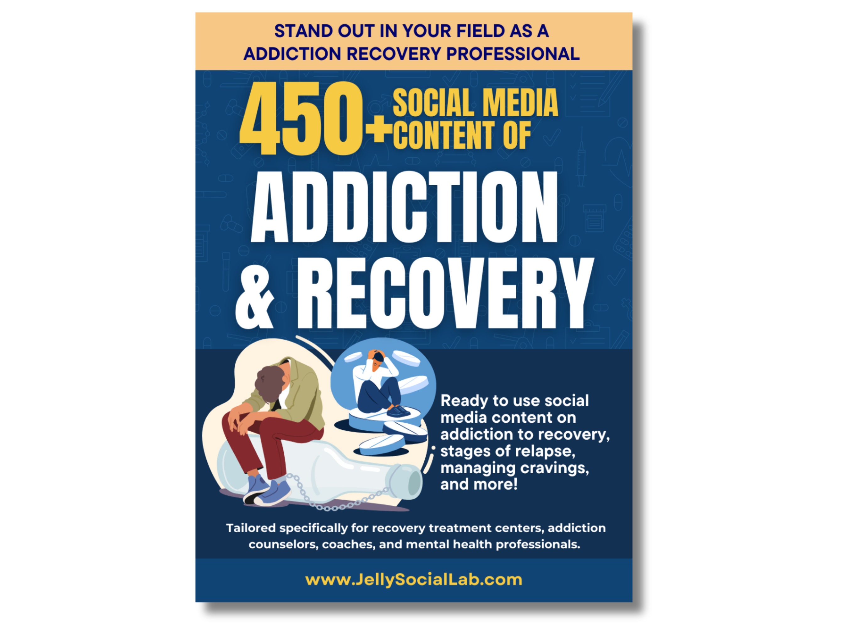 Addiction Recovery Social Media Content: 450+ Canva Templates - Etsy