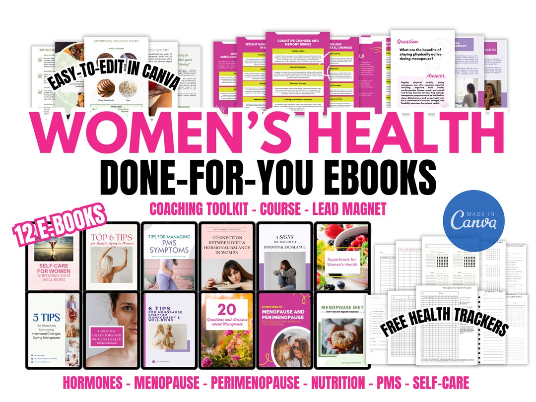 Women's Health E-book Template: Canva Coaching Toolkit (digital ...