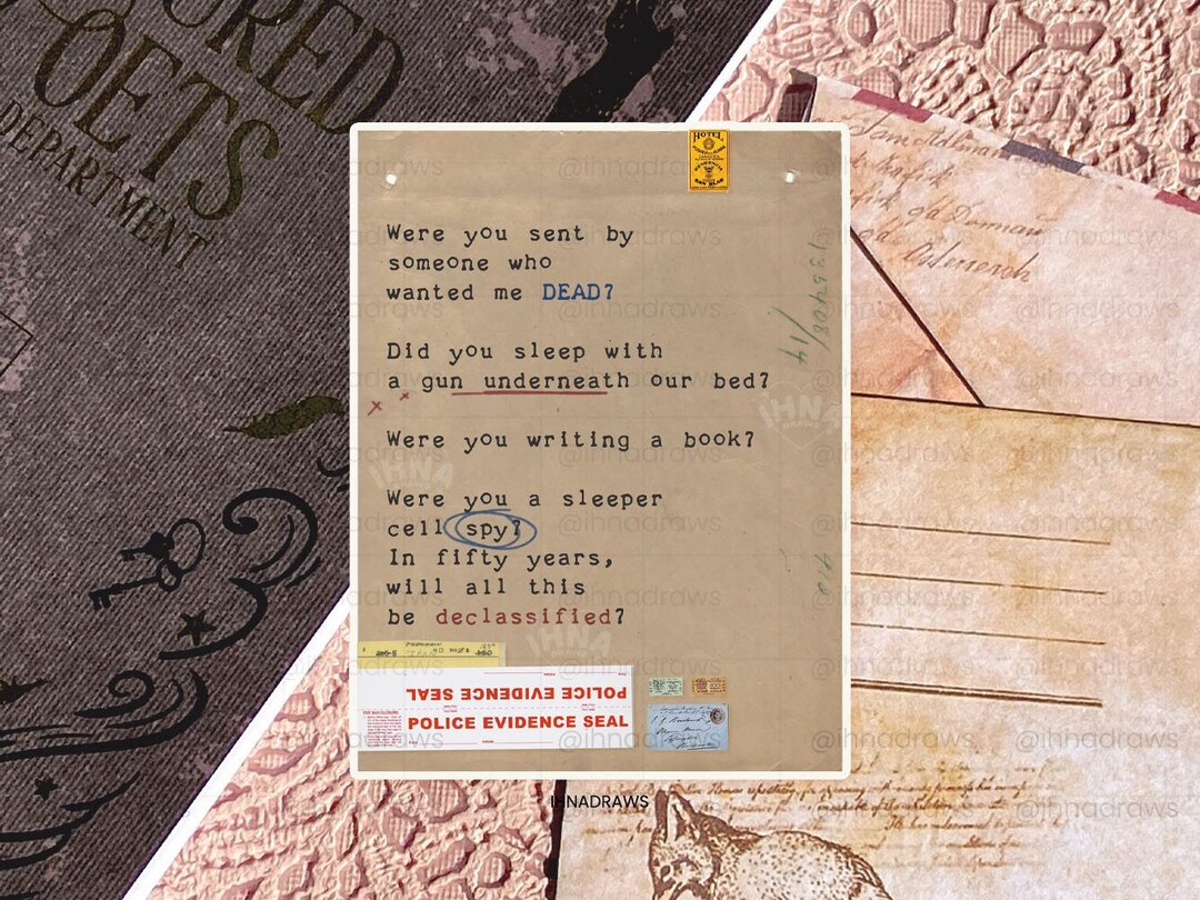 The Smallest Man Who Ever Lived Sticker TS TTPD the Tortured Poets ...