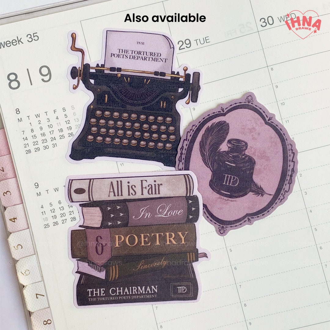 The Tortured Poets Department Typewriter Sticker TS TTPD Taylor's ...