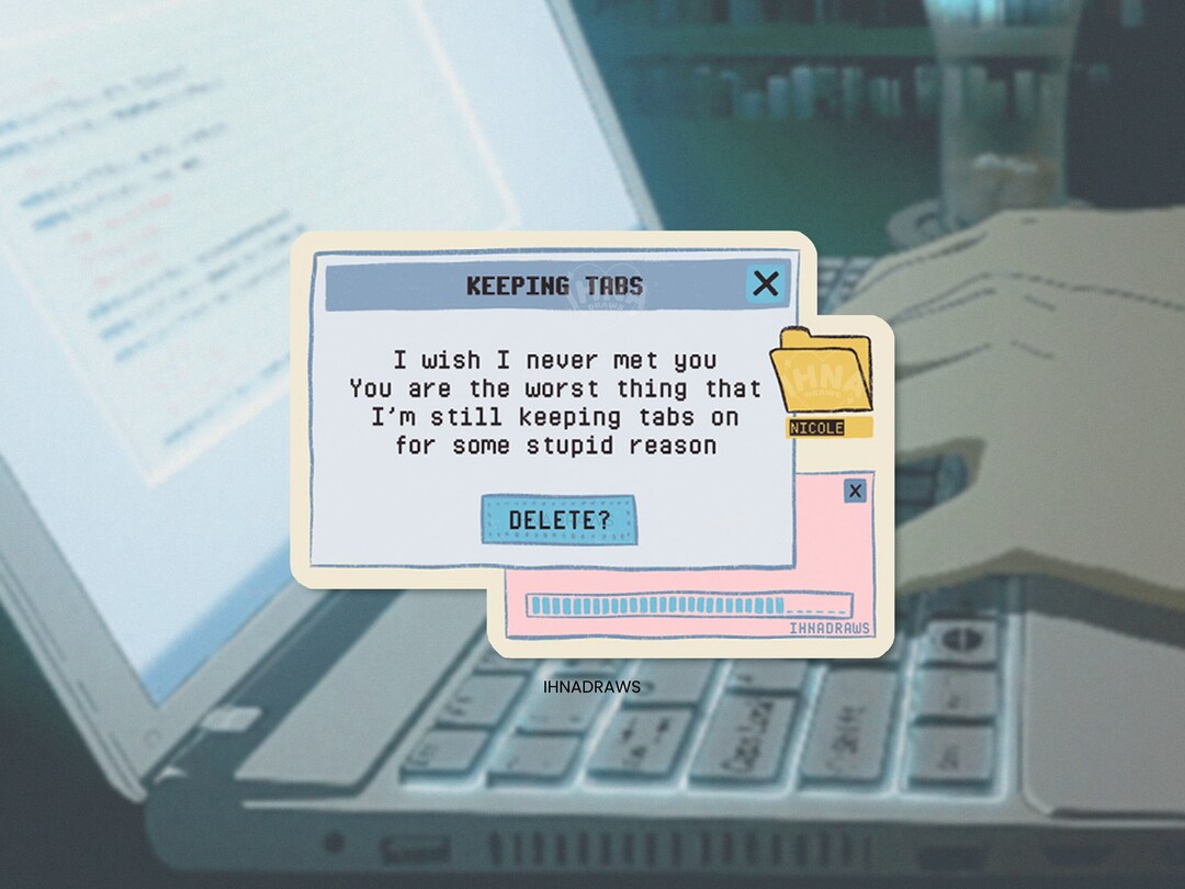 Keeping Tabs Sticker NIKI Zefanya Nicole Album Waterproof Sticker ...