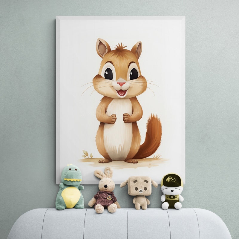 Chipmunk Art Print - Etsy