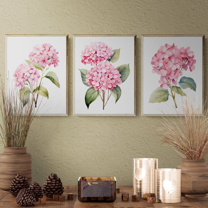 Hydrangea Print - Etsy