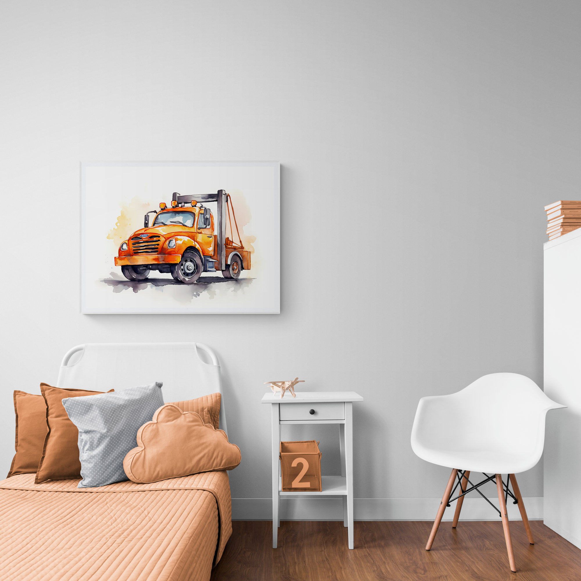 Tow Truck Print Tow Truck Printable Tow Truck Wall Art - Etsy