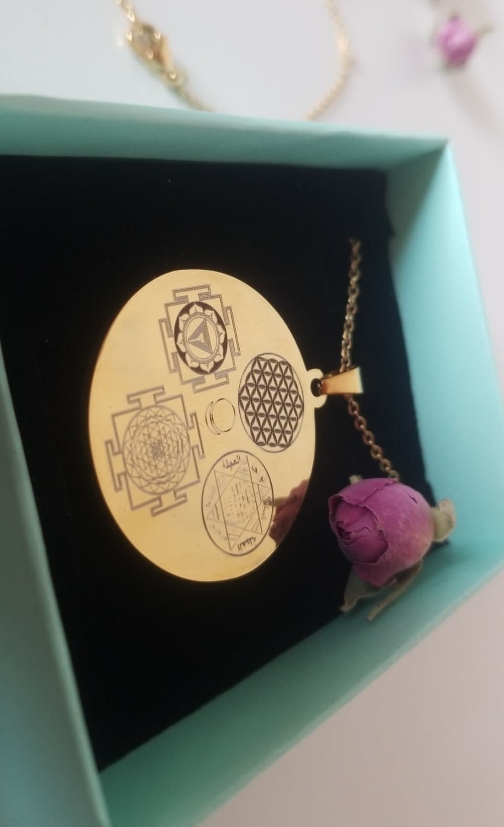 5 Symbol and Grabovoi Numbers Steel Necklace - Etsy