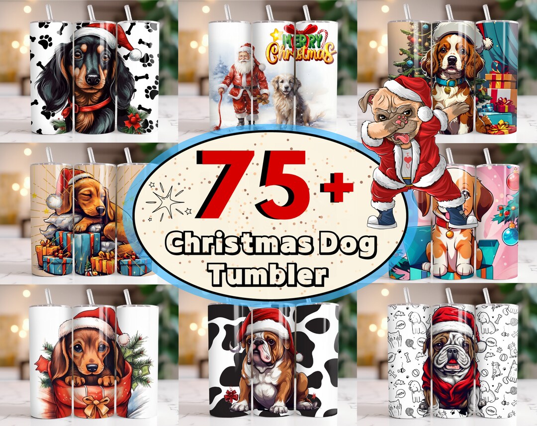 75-christmas-dog-tumbler-bundle-20-oz-christmas-tumbler-etsy-uk