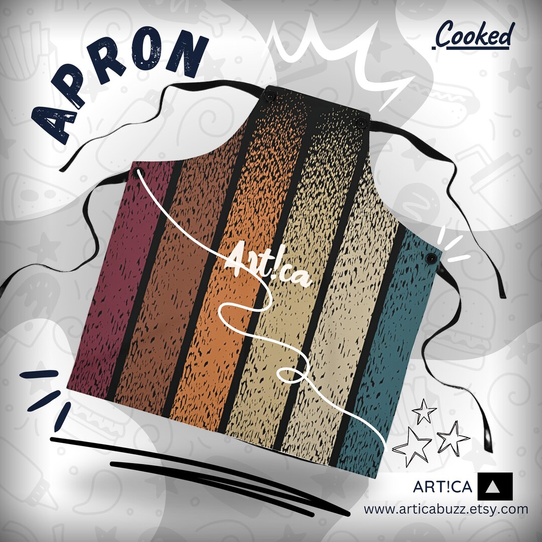 Apron AOP 2024,hanging Apron,heavy Duty Apron,apron for Women,flat Lay ...