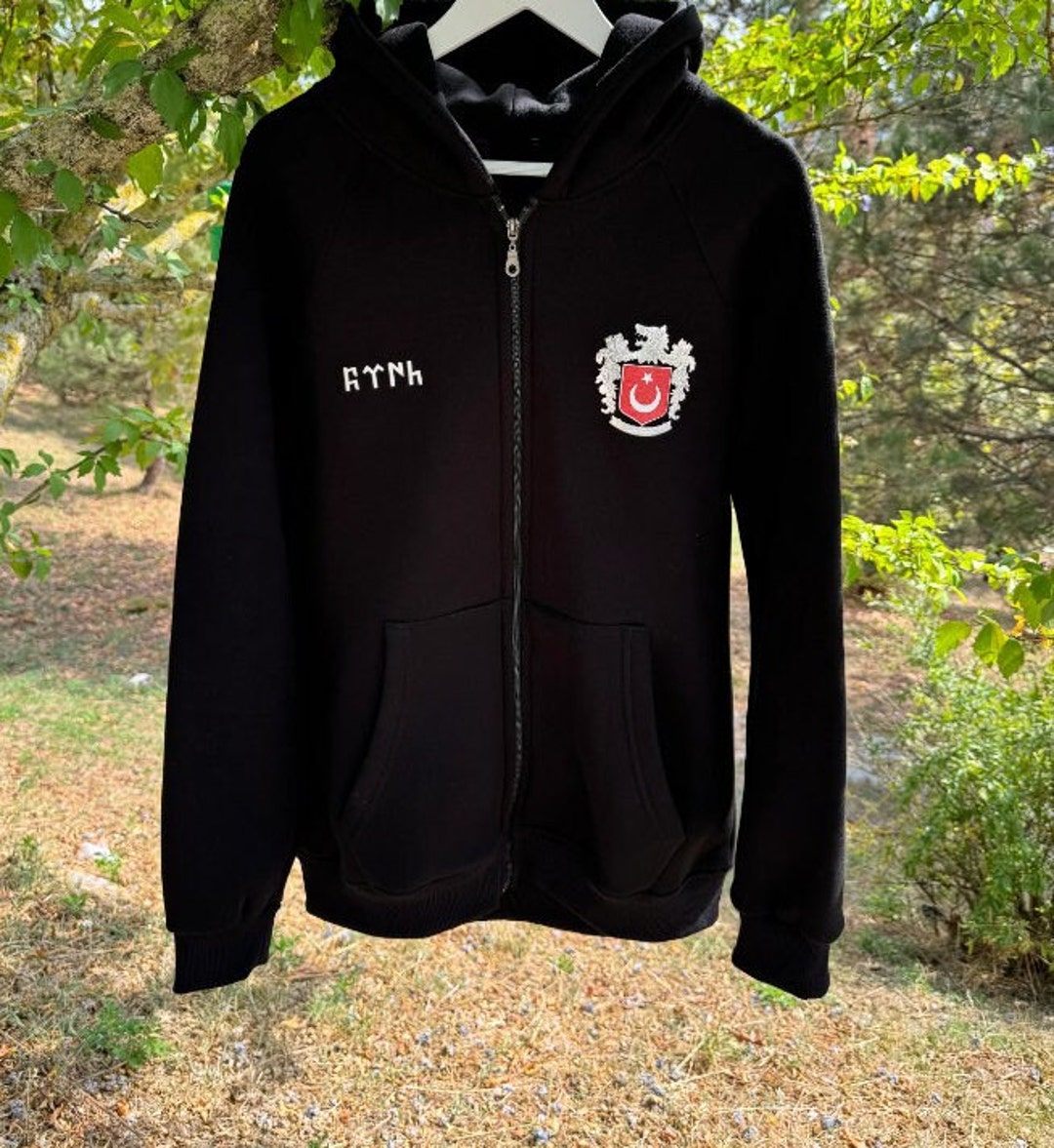 Bozkurt Turkey Wolf Symbol Sweatshirt – Emblem of Freedom, Strength ...