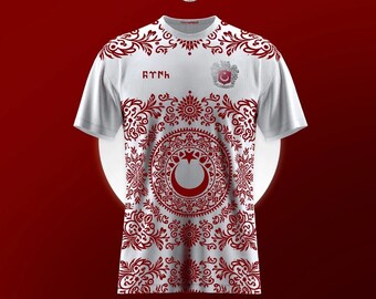 Personalized Name and Number Printed Turkish Jersey, Custom Turkish ...