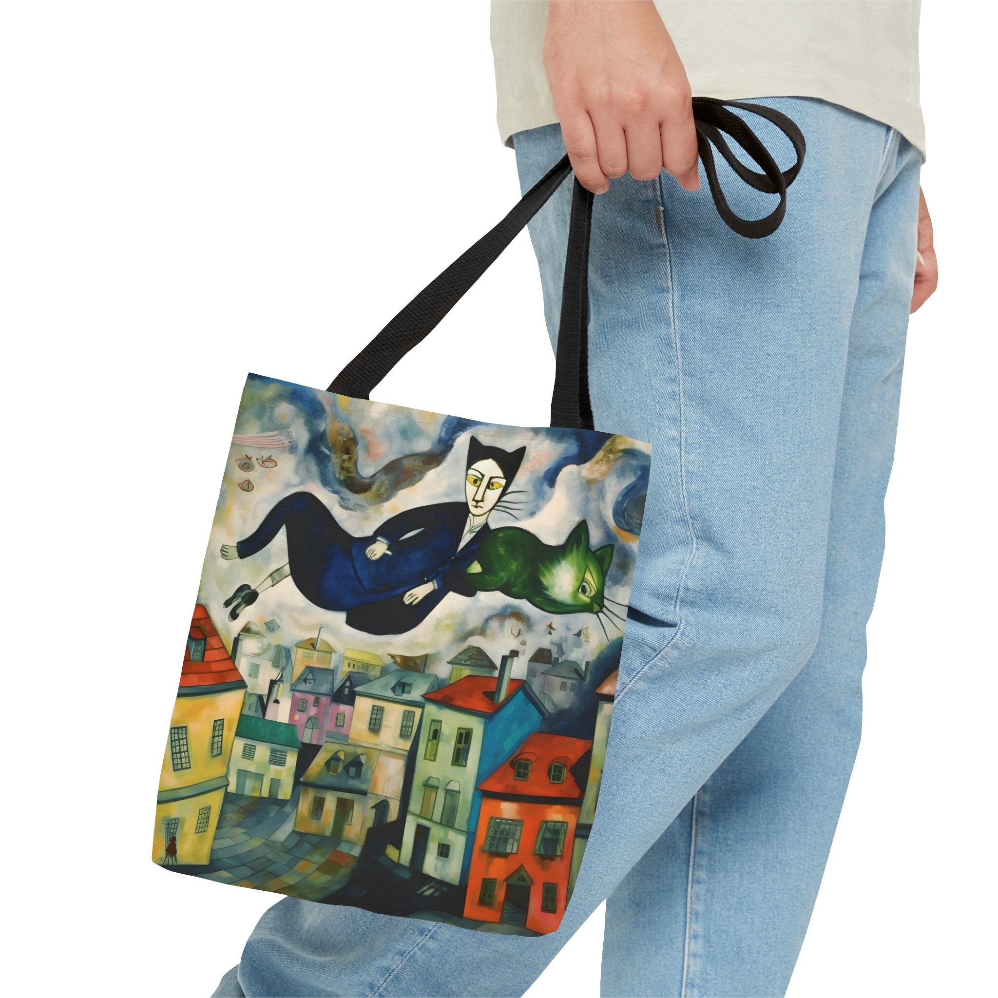 Chagall Cats Tote Bag - Etsy