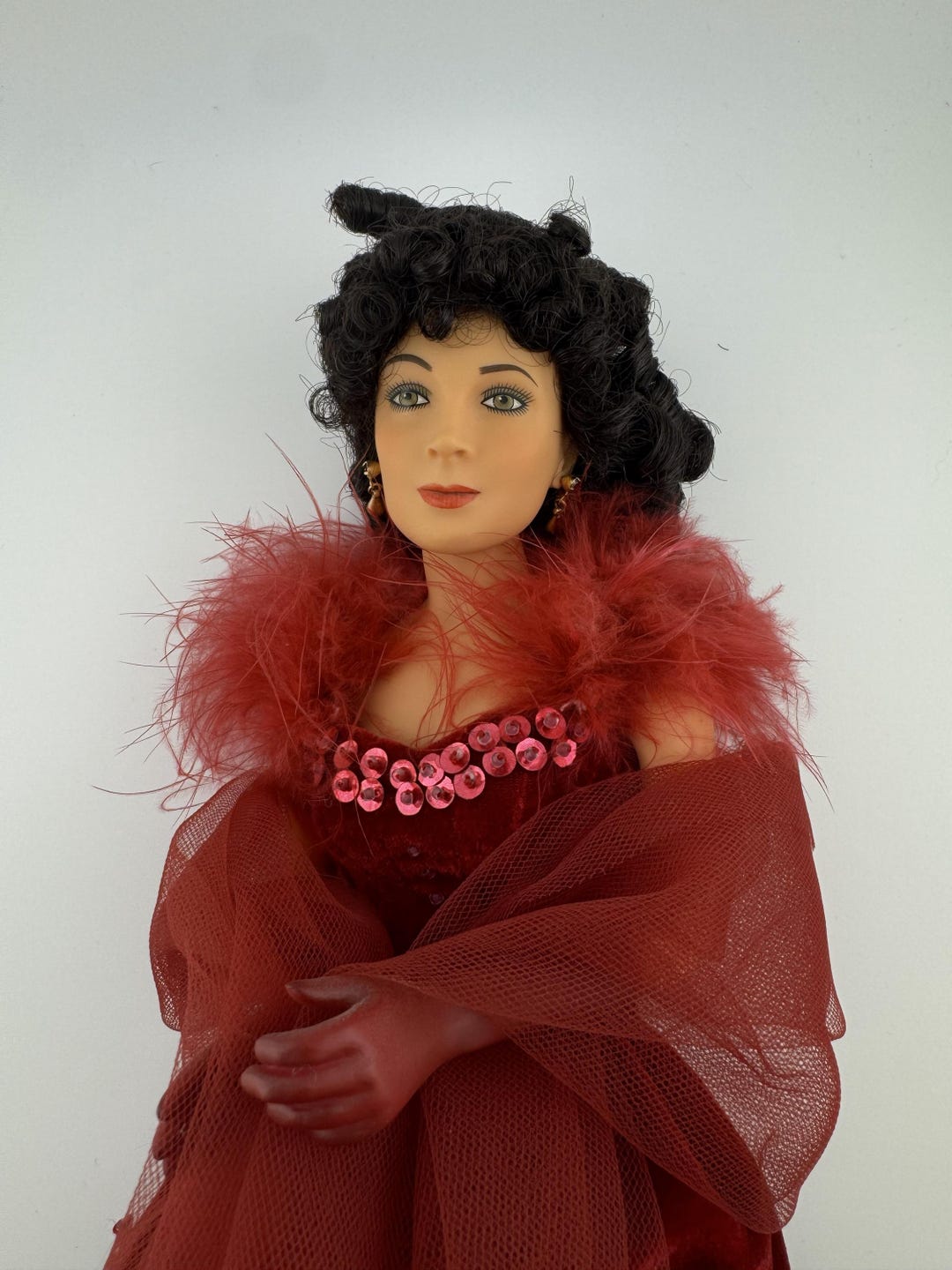 Scarlett O'hara Ravishing in Red Ashton Drake Collectible Doll W/coa ...