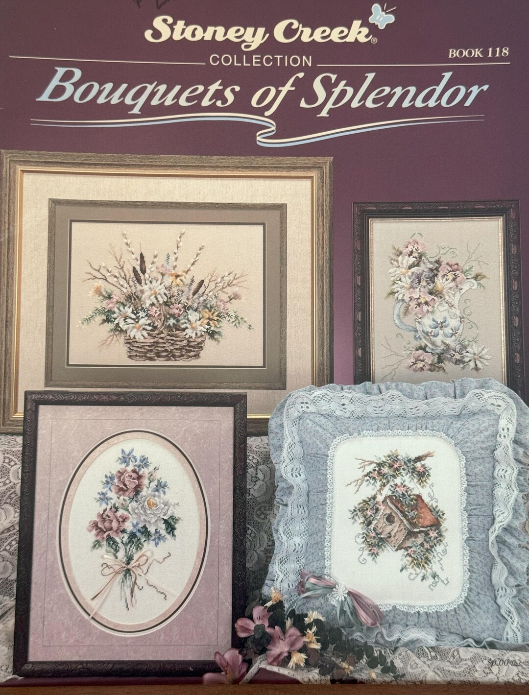 Bouquets of Splendor Cross Stitch Booklet - Etsy