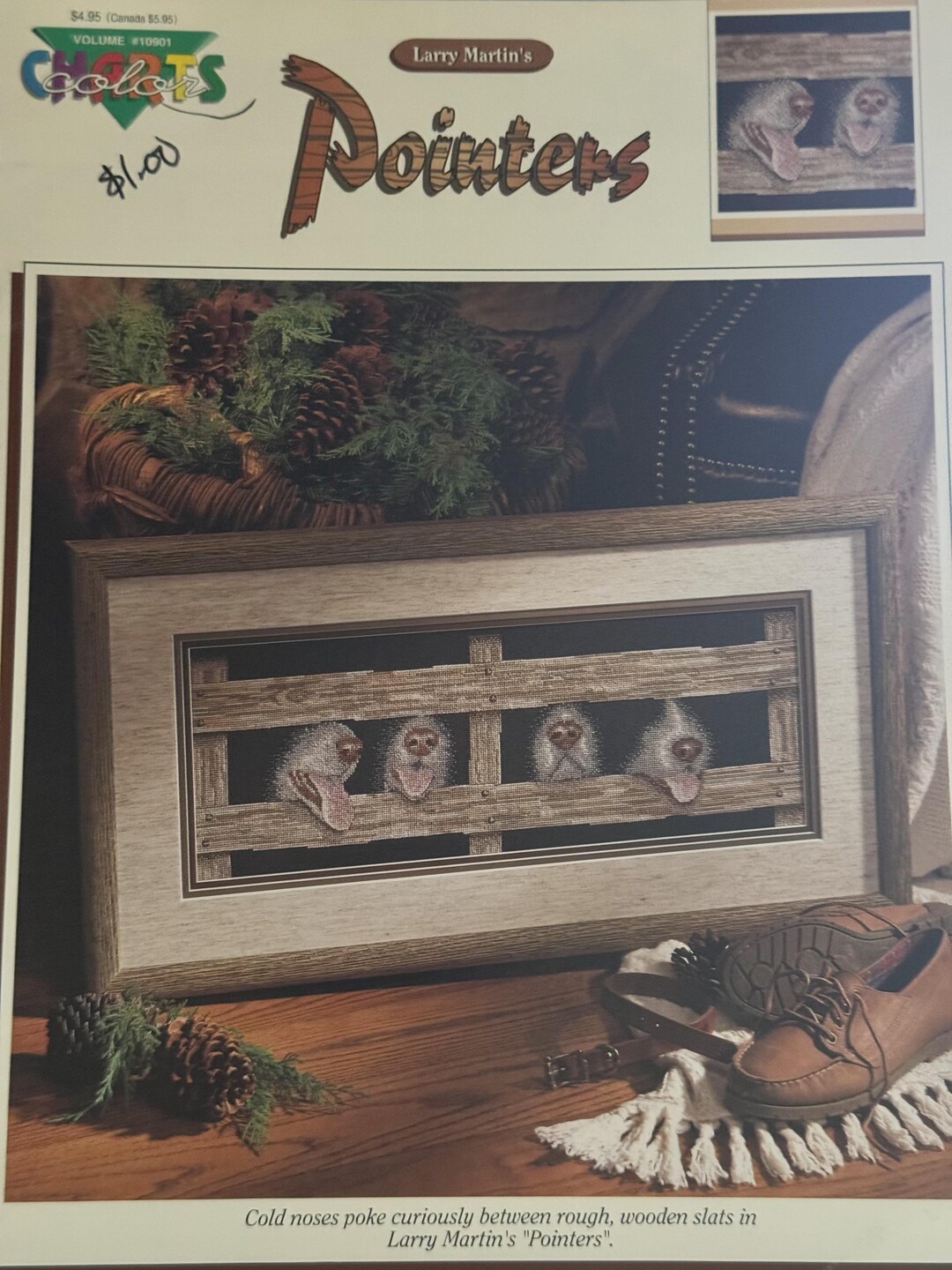 Pointers Cross Stich Leaflet - Etsy