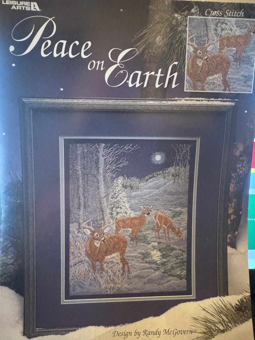 Peace on Earth Cross Stitch Leaflet - Etsy