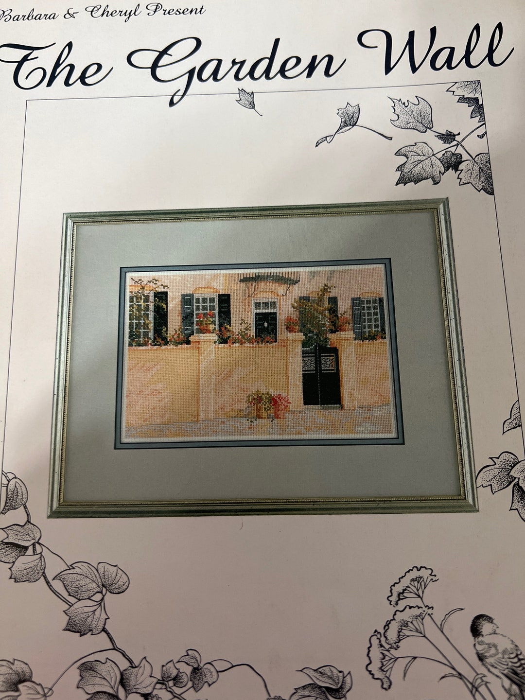 The Garden Wall Cross Stitch Pattern - Etsy