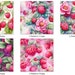 Raspberry Pattern Digital Paper | Fruit Pattern Digital Papers ...