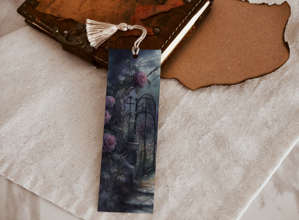 Gothic Rose Garden Printable Bookmarks: Dark Academia's Floral Elegance ...