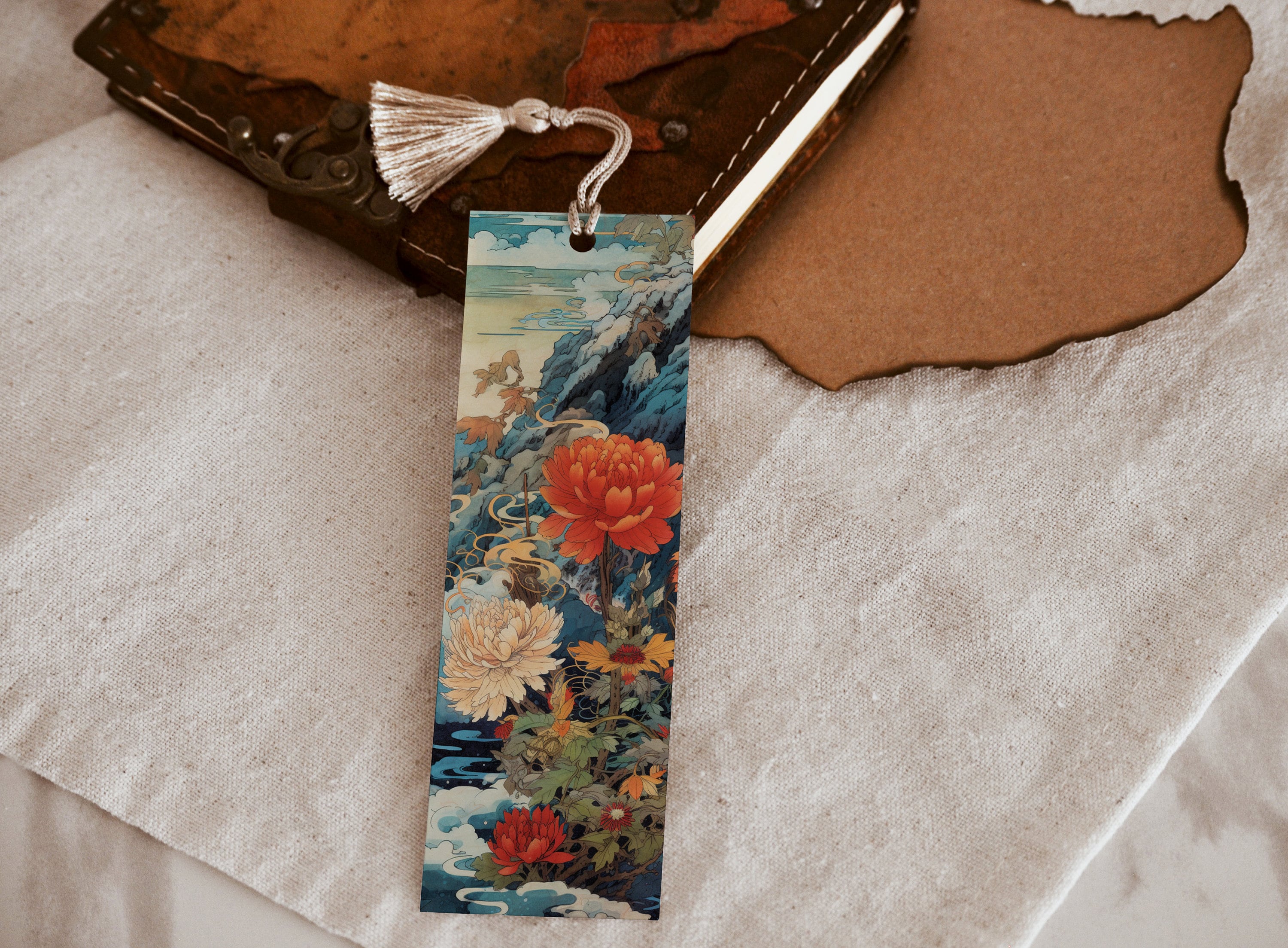 Japanese Mix Art Printable Bookmark: Hokusai Digital Download, Book ...