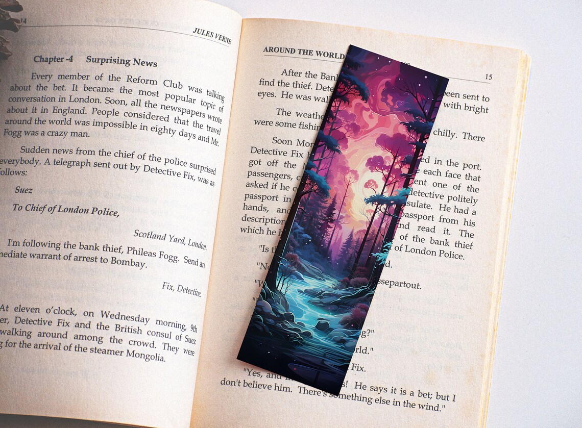 Northern Lights Printable Bookmarks: Bookish Gifts for Book - Etsy