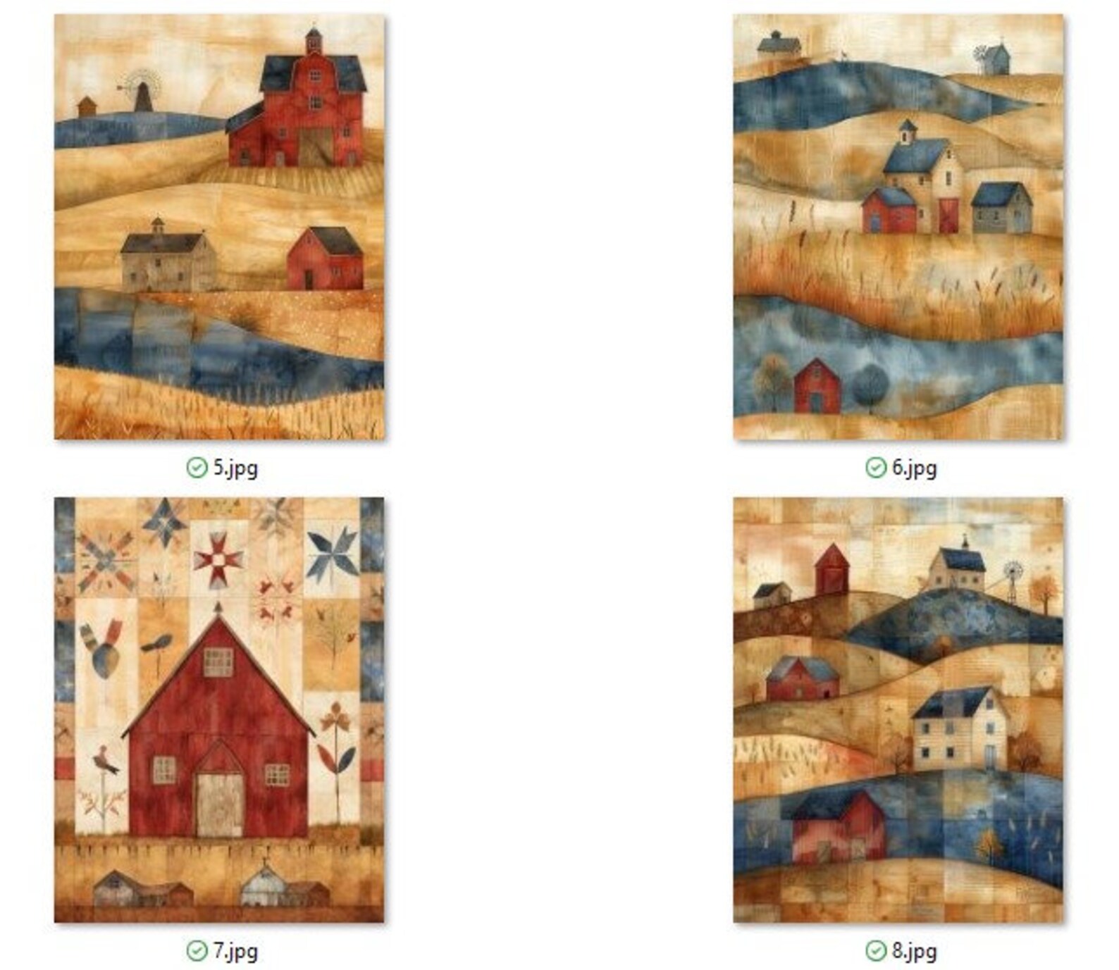 Rustic Farmhouse Junk Journal, Digital Watercolor Countryside Paper ...